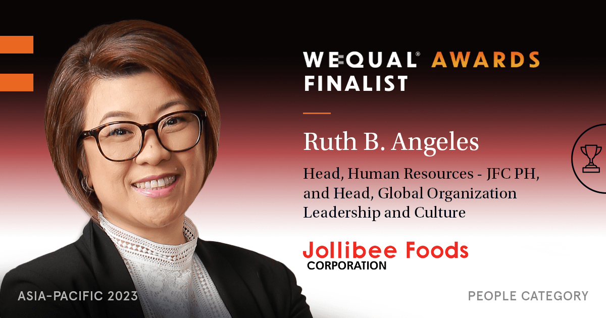 JFC’s HR Head for the Philippines named sole Filipina Finalist in WeQual Awards 2023: People ...